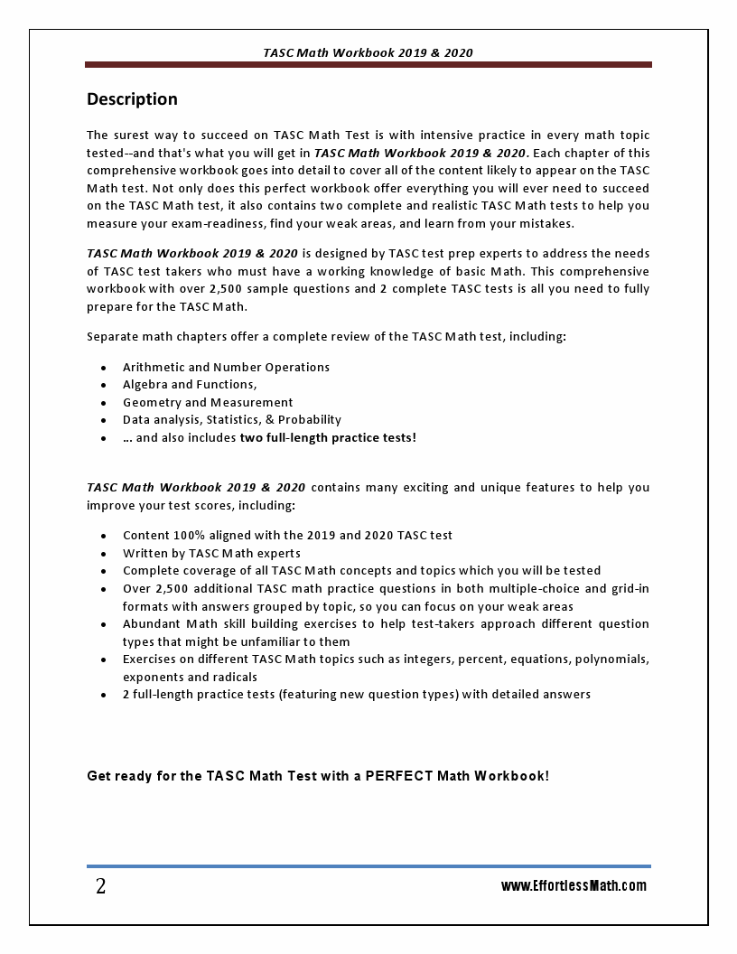 TASC Math Workbook 2019 & 2020: Extra Practice for an Excellent Score ...