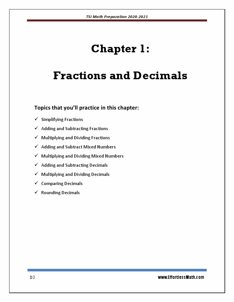 TSI Math Preparation 2020 – 2021: TSI Math Workbook + 2 Full-Length TSI ...