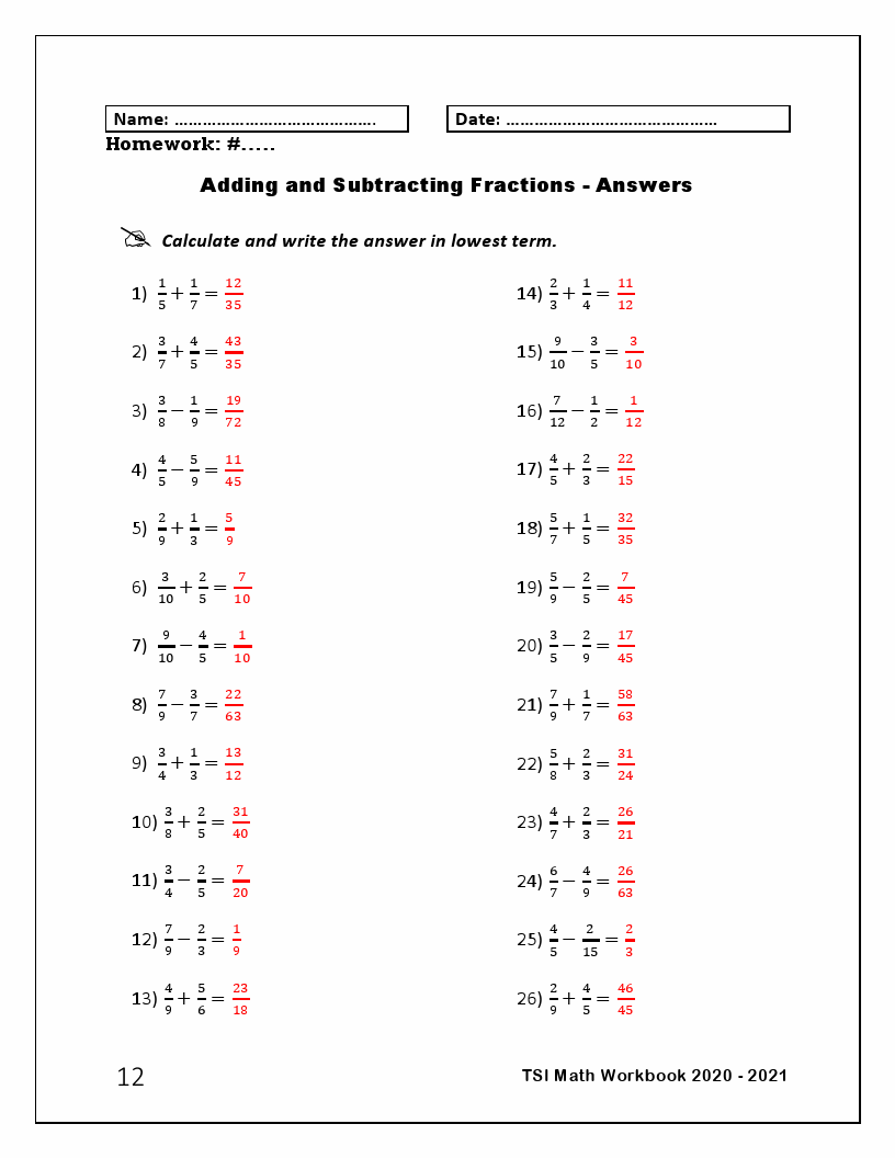 TSI Math Workbook 2020 – 2021: The Most Comprehensive Review for the ...