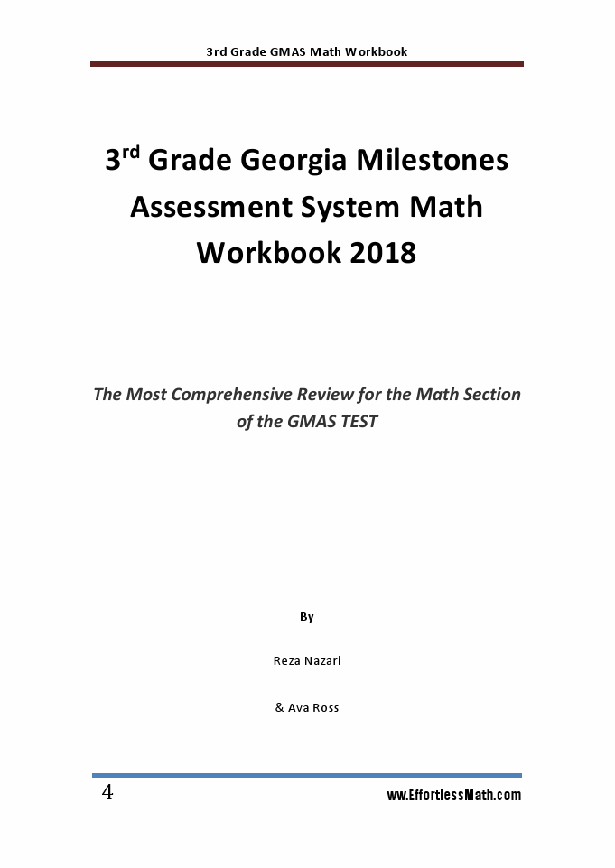 3rd Grade Georgia Milestones Math Workbook 2018: The Most Comprehensive ...