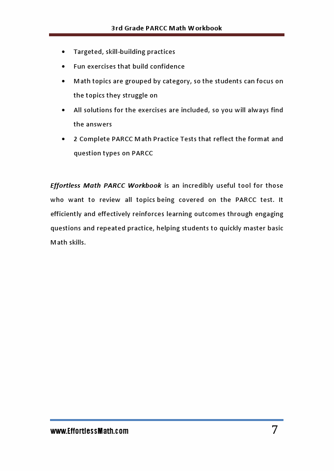 3rd Grade PARCC Math Workbook 2018: The Most Comprehensive Review for ...