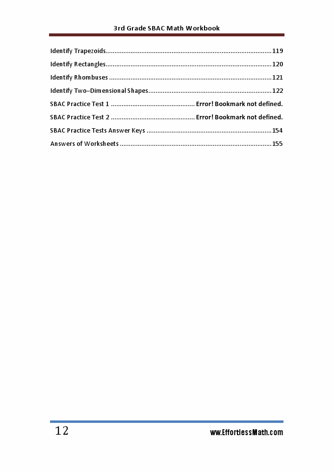 3rd Grade SBAC Math Workbook 2018: The Most Comprehensive Review for ...