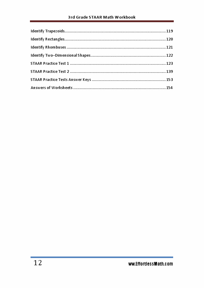 3rd Grade STAAR Math Workbook 2018: The Most Comprehensive Review for ...
