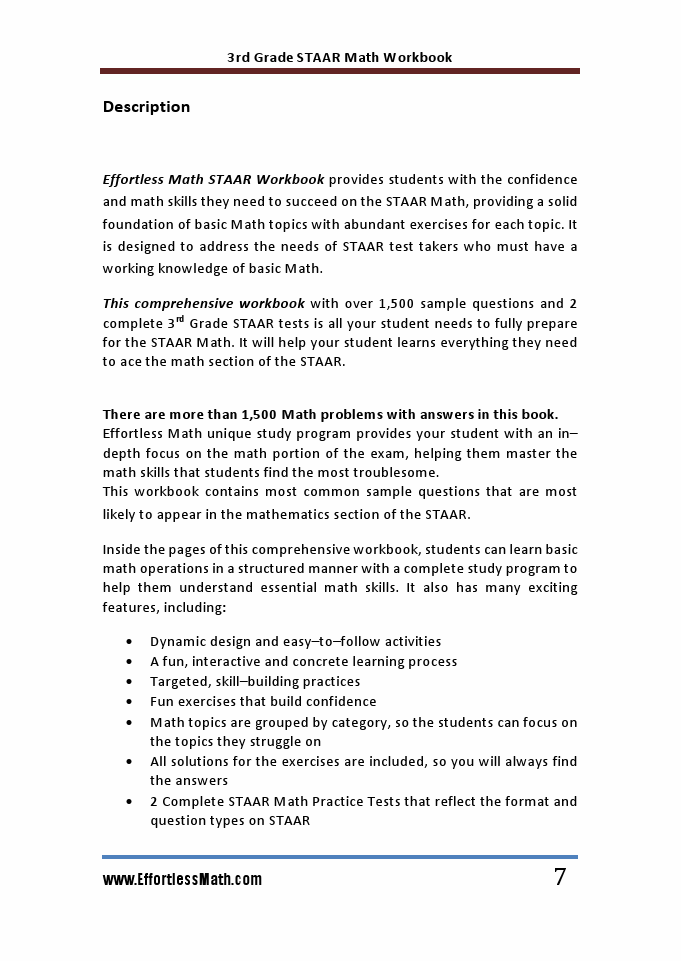 3rd Grade STAAR Math Workbook 2018: The Most Comprehensive Review for ...