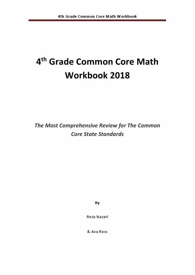4th Grade Common Core Math Workbook: The Most Comprehensive Review for ...