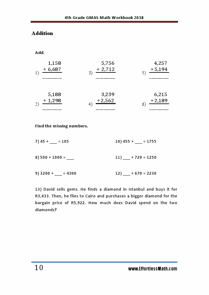 4th Grade Georgia Milestones Math Workbook 2018: The Most Comprehensive ...