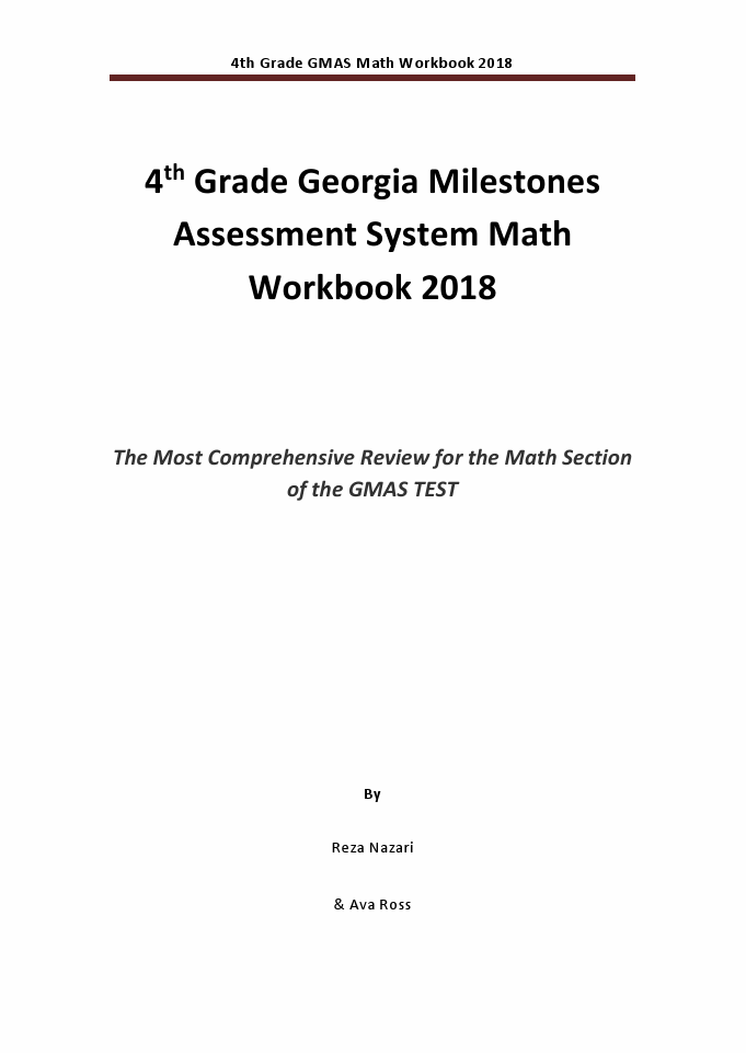 4th Grade Georgia Milestones Math Workbook 2018: The Most Comprehensive ...