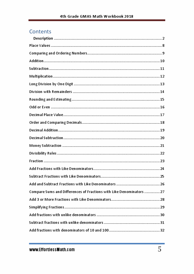 4th Grade Georgia Milestones Math Workbook 2018: The Most Comprehensive ...