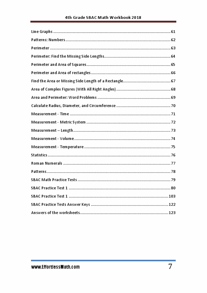 4th Grade SBAC Math Workbook 2018: The Most Comprehensive Review for ...