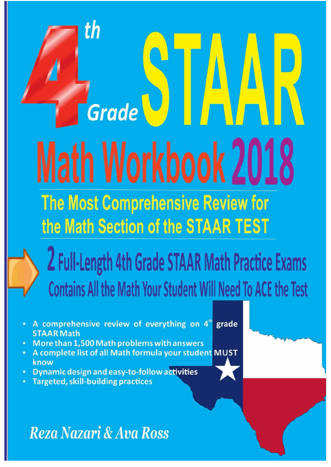 4th Grade STAAR Math Workbook 2018: The Most Comprehensive Review for ...