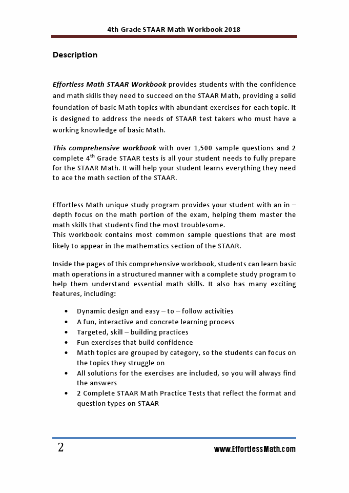 4th Grade STAAR Math Workbook 2018: The Most Comprehensive Review for ...