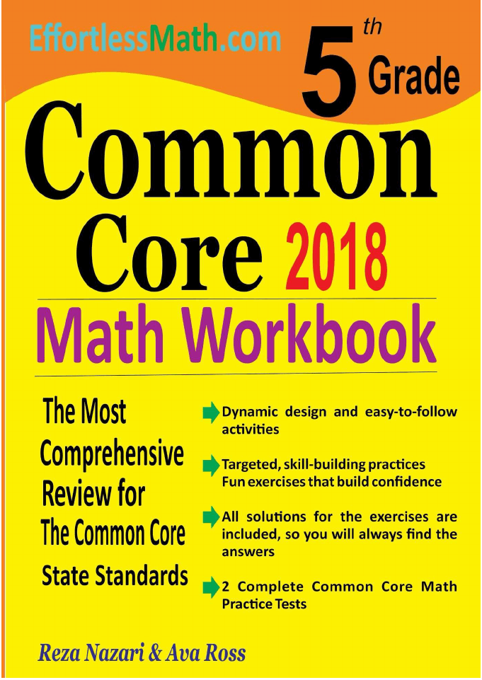 5th Grade Common Core Math Workbook: The Most Comprehensive Review for ...