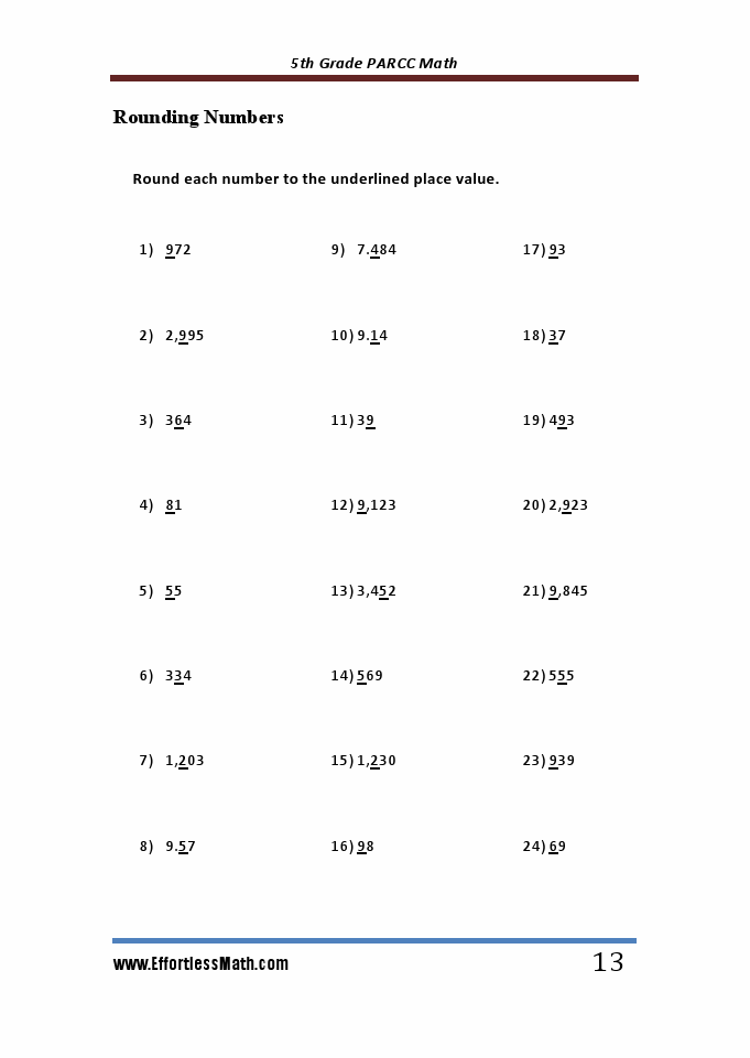 5th Grade PARCC Math Workbook 2018: The Most Comprehensive Review for ...