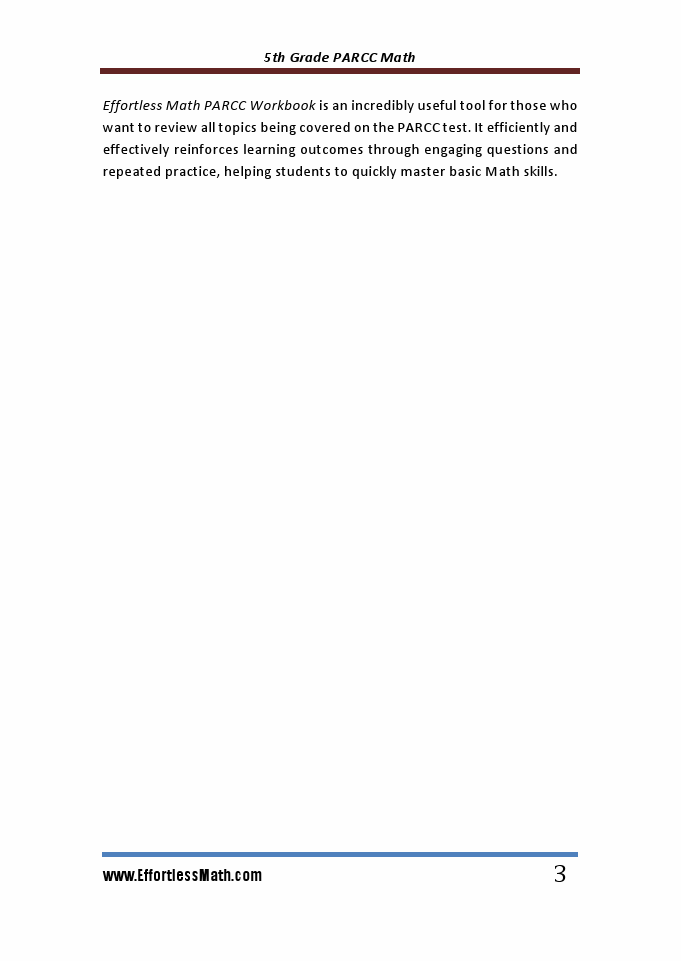 5th Grade PARCC Math Workbook 2018: The Most Comprehensive Review for ...