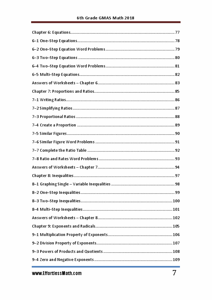 6th Grade Georgia Milestones Math Workbook 2018: The Most Comprehensive ...