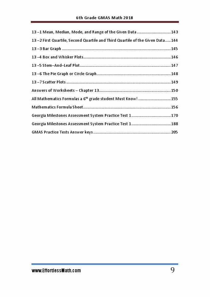 6th Grade Georgia Milestones Math Workbook 2018: The Most Comprehensive ...