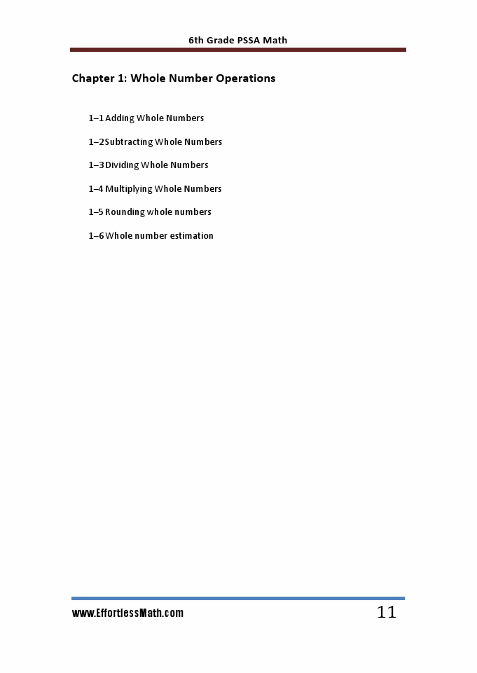 6th Grade PSSA Math Workbook 2018: The Most Comprehensive Review for ...