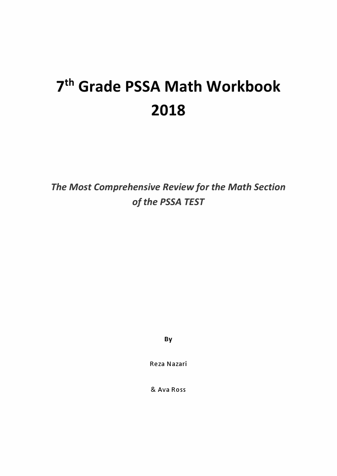7th Grade PSSA Math Workbook 2018: The Most Comprehensive Review for ...