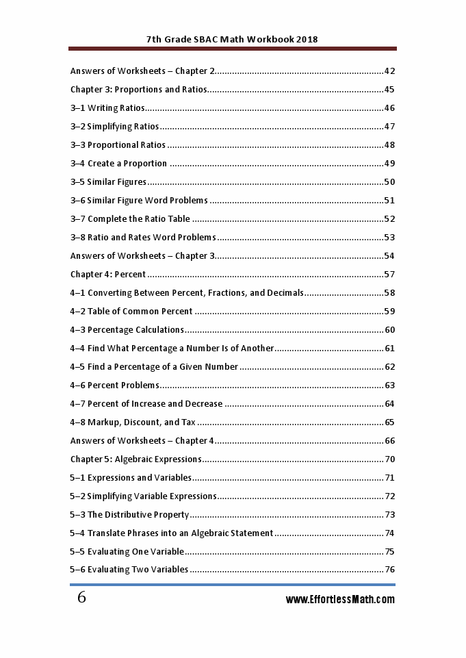 7th Grade SBAC Math Workbook 2018: The Most Comprehensive Review for ...