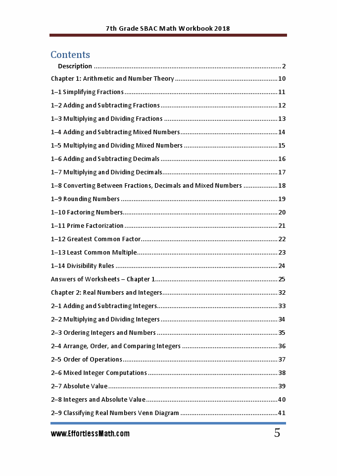 7th Grade SBAC Math Workbook 2018: The Most Comprehensive Review for ...