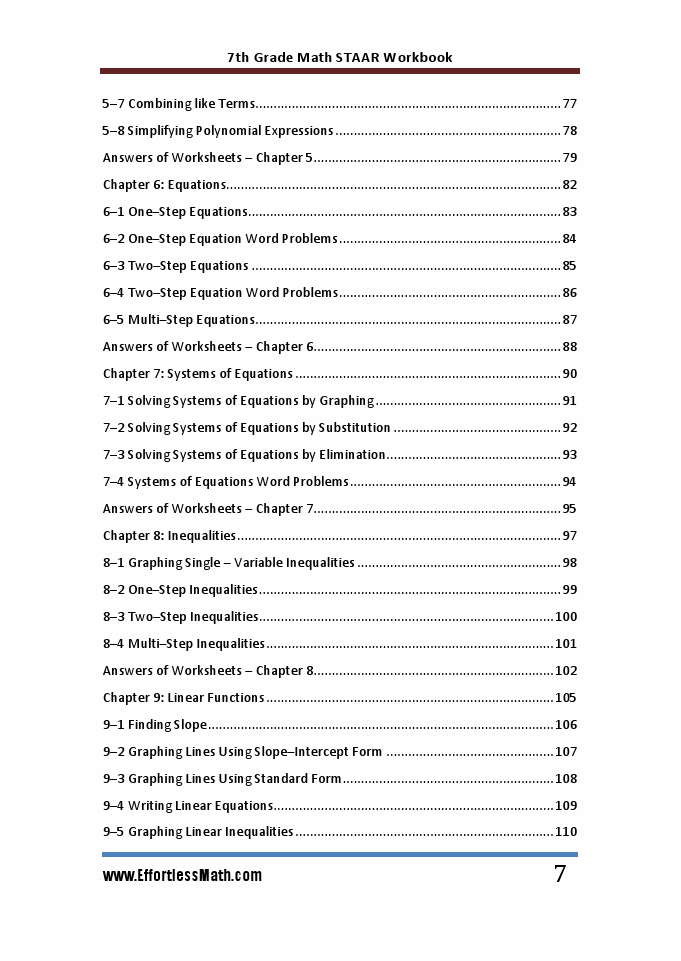 7th Grade STAAR Math Workbook 2018: The Most Comprehensive Review for ...