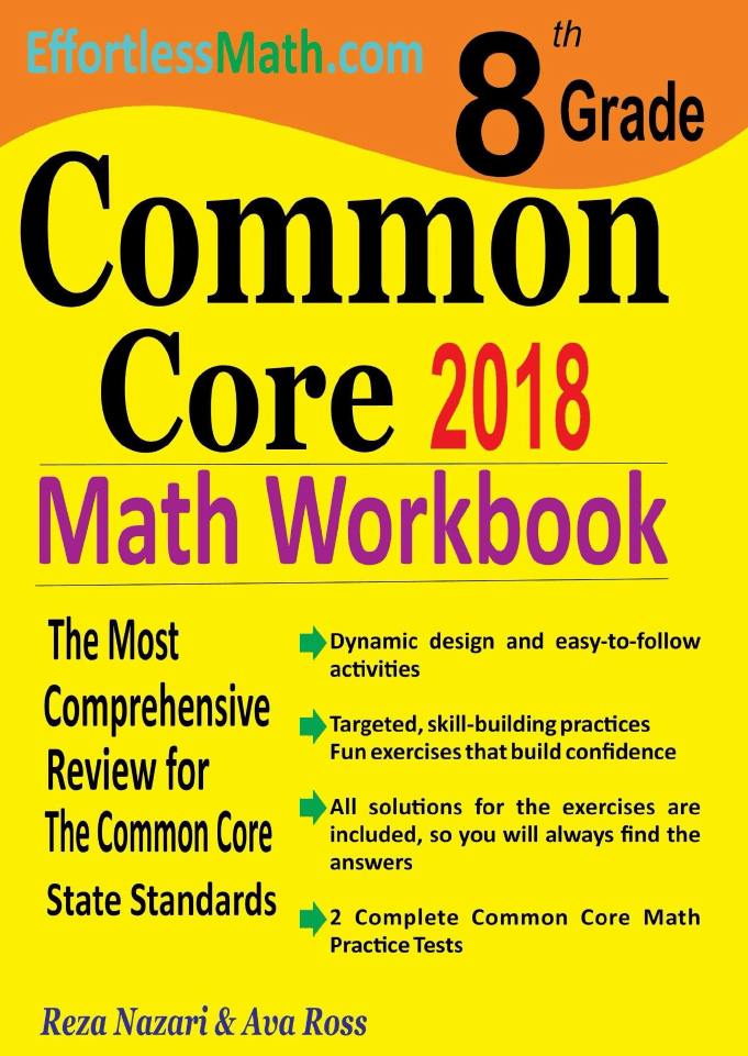 8th Grade Common Core Math Workbook: The Most Comprehensive Review for ...