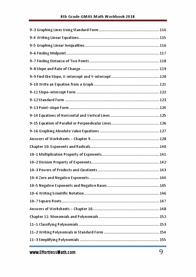 8th Grade Georgia Milestones Math Workbook 2018: The Most Comprehensive ...