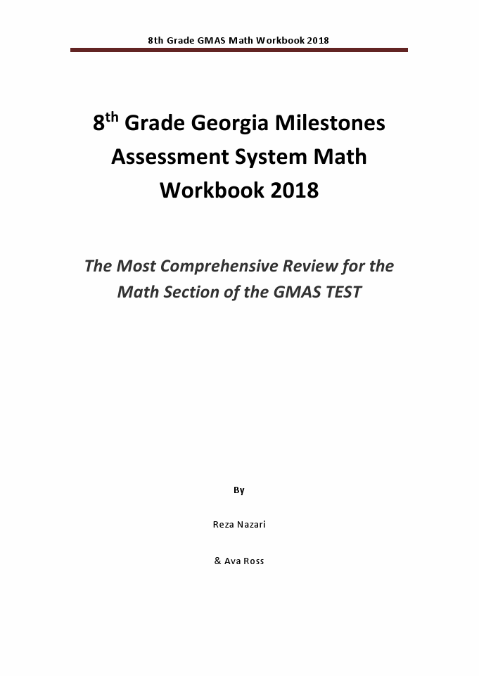 8th Grade Georgia Milestones Math Workbook 2018: The Most Comprehensive ...