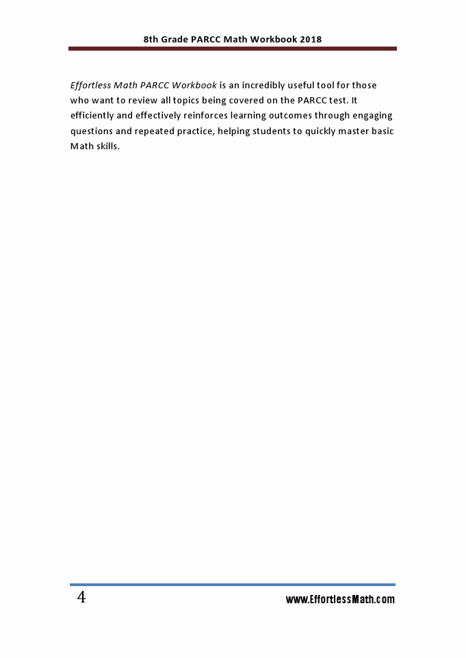 8th Grade PARCC Math Workbook 2018: The Most Comprehensive Review for ...