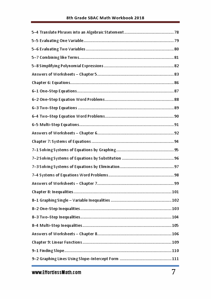 8th Grade SBAC Math Workbook 2018: The Most Comprehensive Review for ...