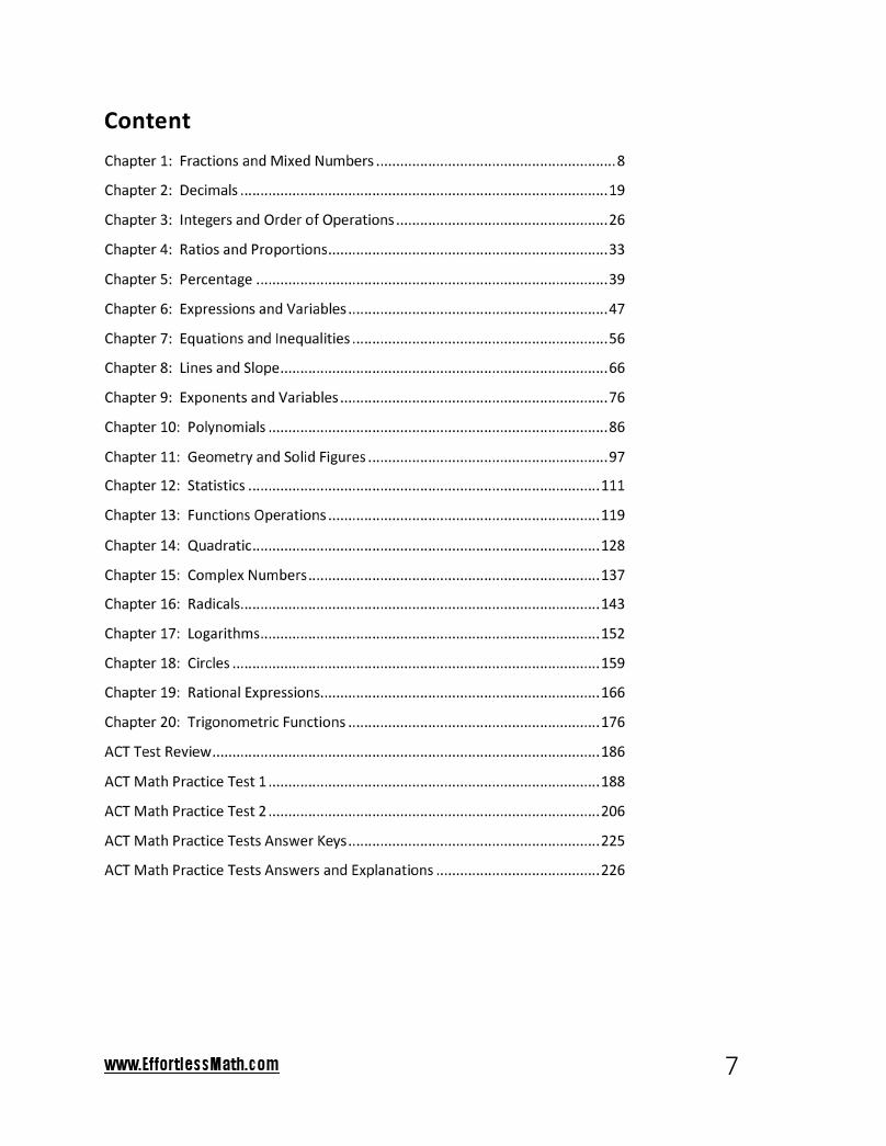 ACT Math Prep 2020-2021: The Most Comprehensive Review and Ultimate ...