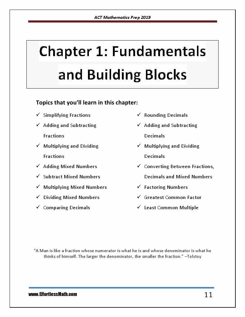 ACT Mathematics Prep 2019: A Comprehensive Review and Ultimate Guide to ...