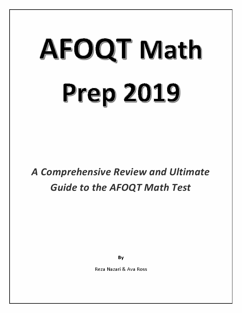 AFOQT Math Prep 2019: A Comprehensive Review and Ultimate Guide to the ...