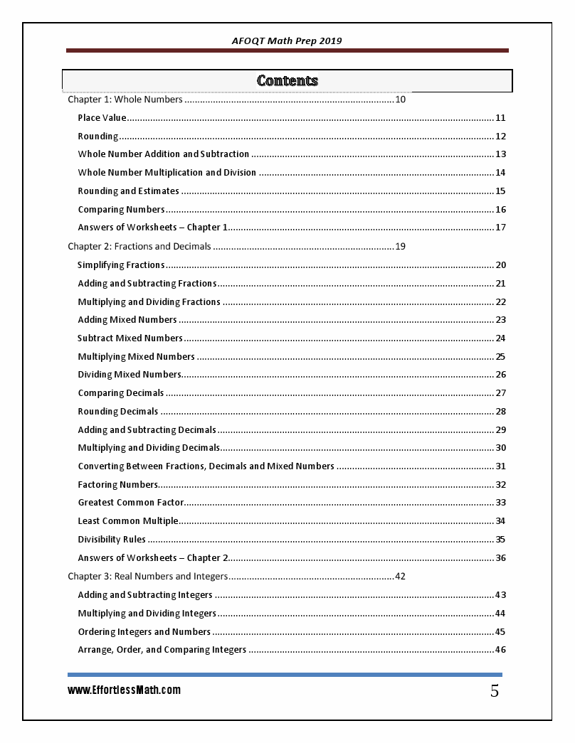AFOQT Math Prep 2019: A Comprehensive Review and Ultimate Guide to the ...