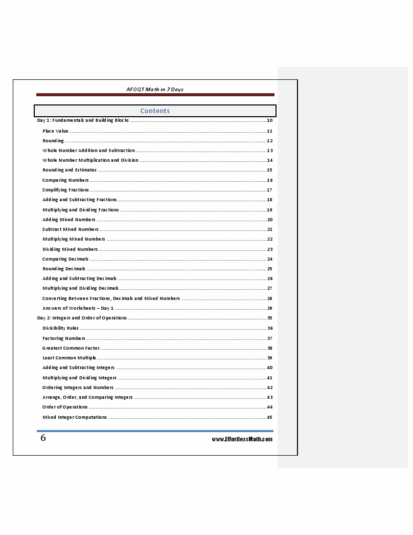 AFOQT Math in 7 Days: Step-By-Step Guide to Preparing for the AFOQT ...