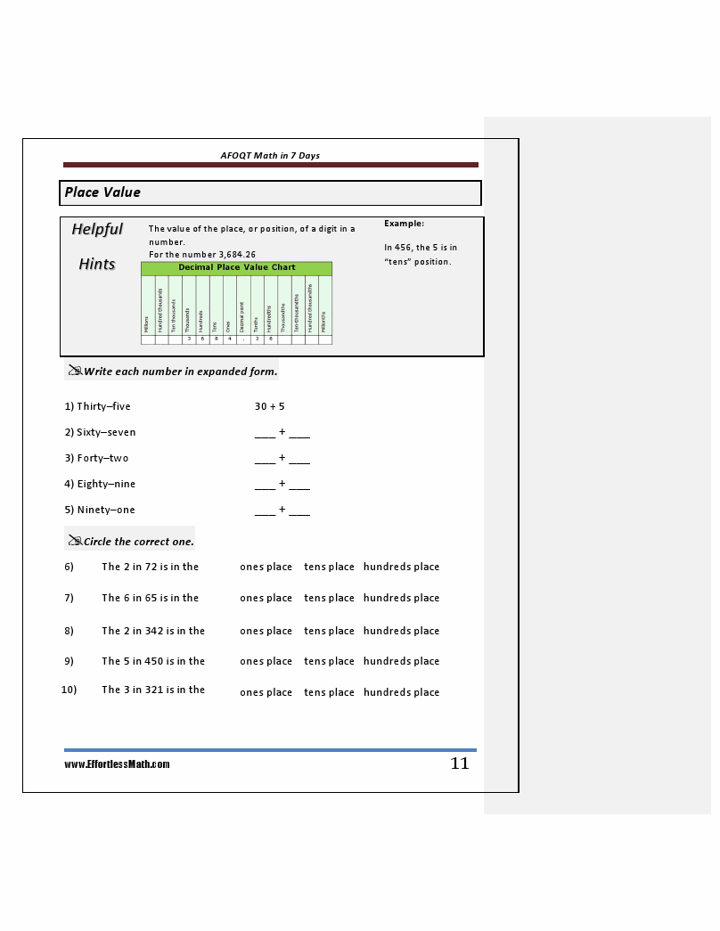 AFOQT Math in 7 Days: Step-By-Step Guide to Preparing for the AFOQT ...