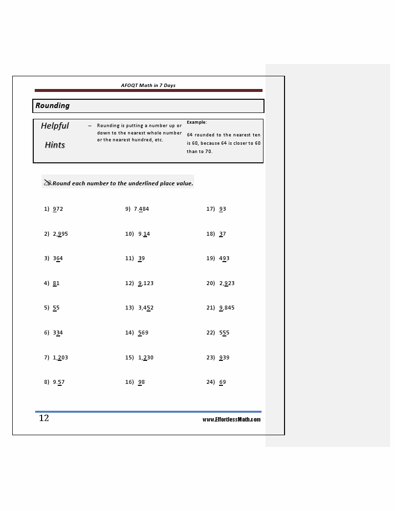 AFOQT Math in 7 Days: Step-By-Step Guide to Preparing for the AFOQT ...