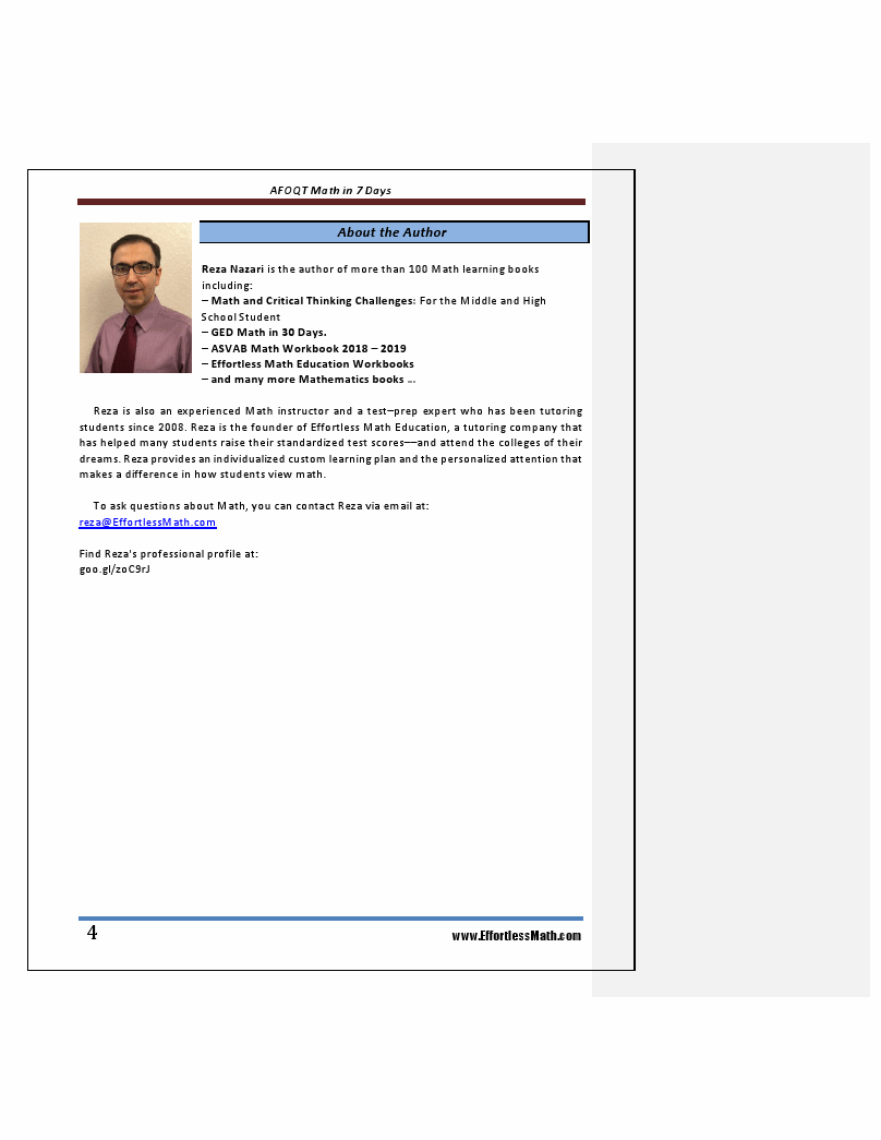 AFOQT Math in 7 Days: Step-By-Step Guide to Preparing for the AFOQT ...