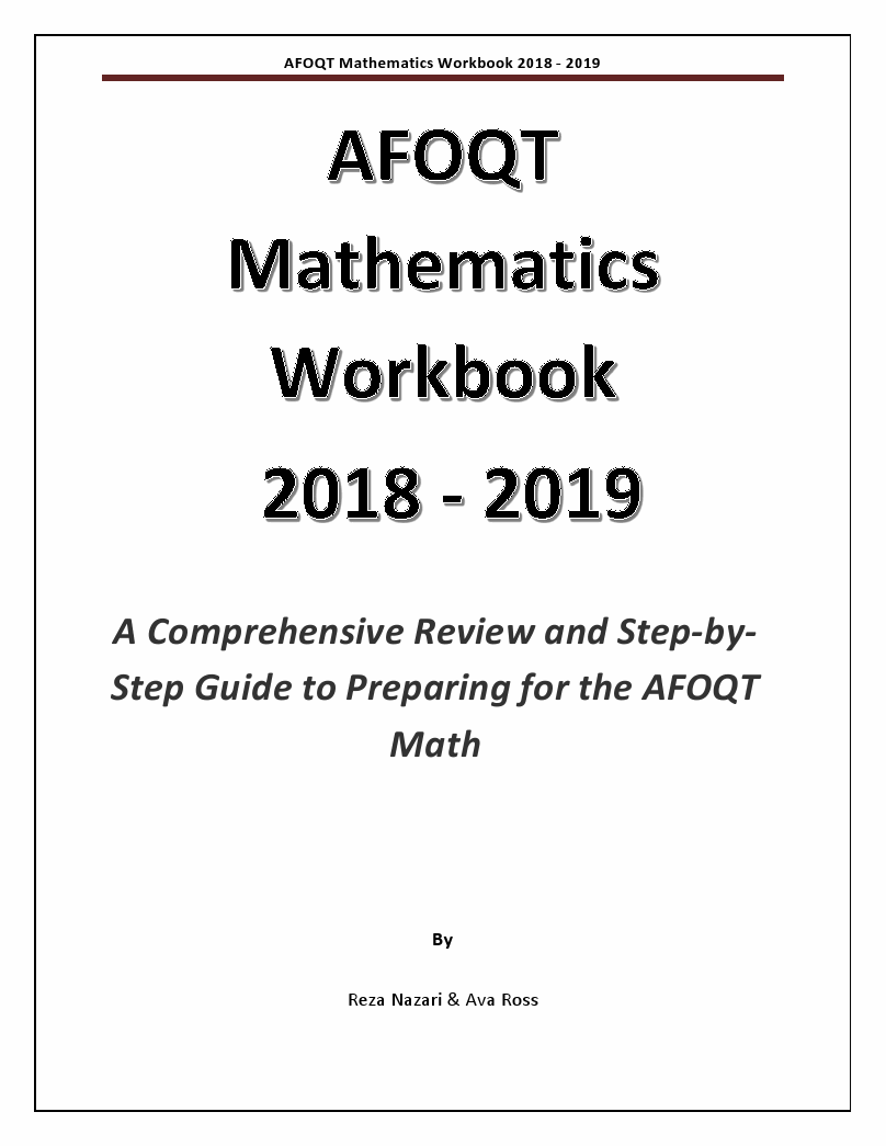 AFOQT Mathematics Workbook 2018-2019: A Comprehensive Review and Step ...