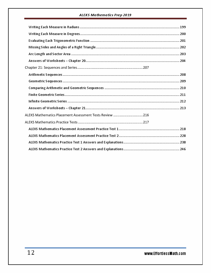ALEKS Mathematics Prep 2019: A Comprehensive Review and Ultimate Guide ...