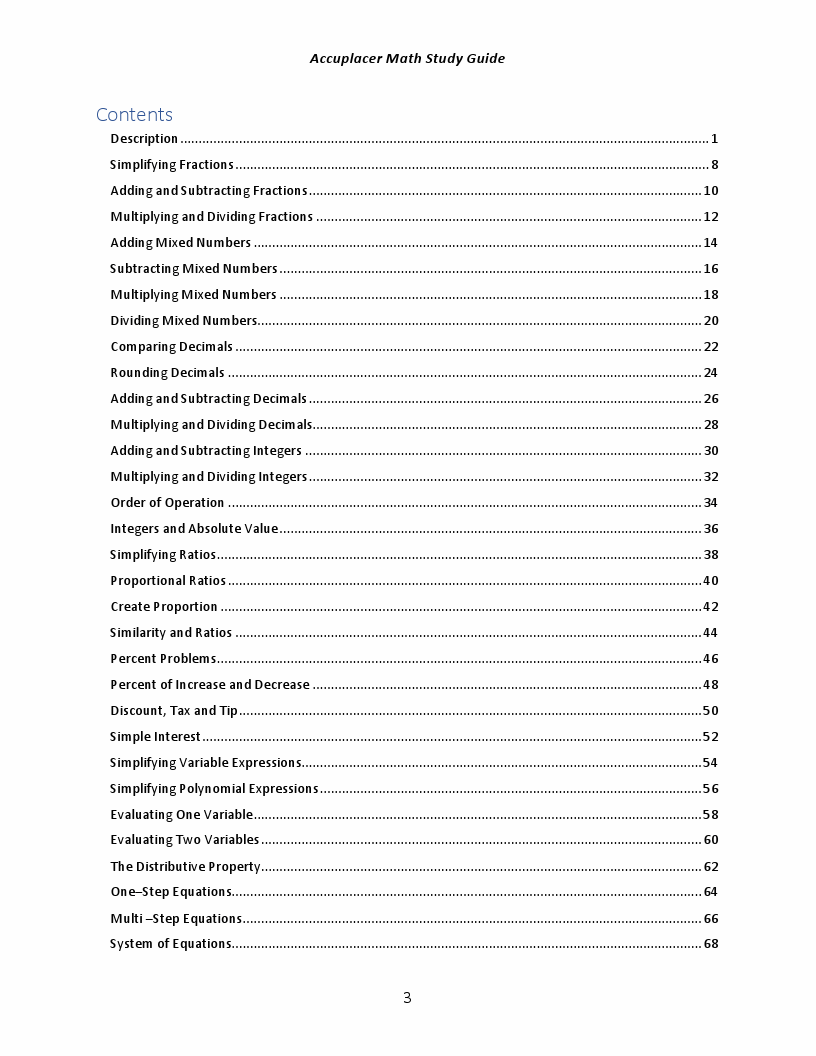 Accuplacer Math Study Guide 2020 – 2021: A Comprehensive Review and ...
