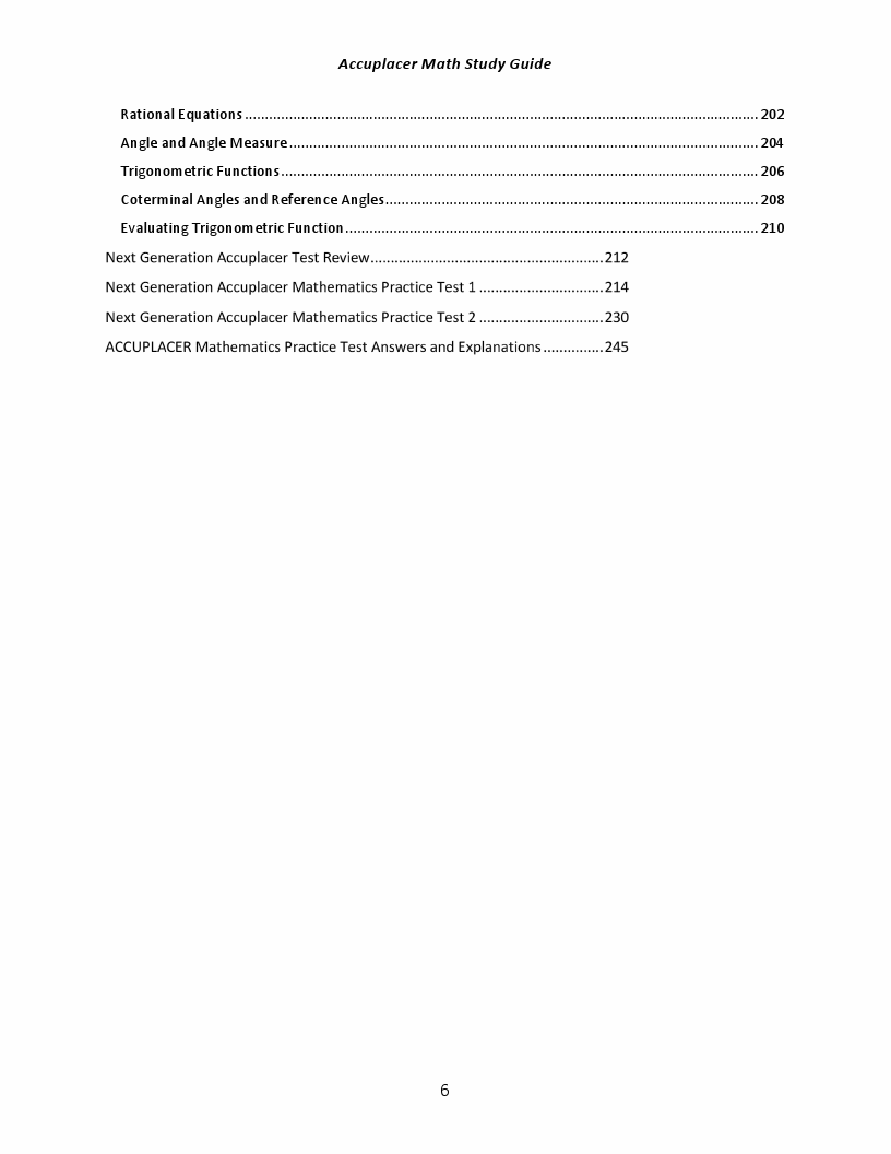 Accuplacer Math Study Guide 2020 – 2021: A Comprehensive Review and ...