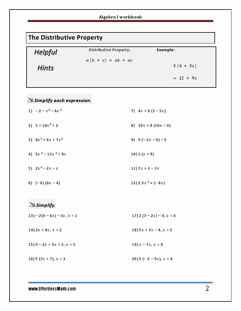 Algebra 1 Workbook: A Comprehensive Review and Step-by-Step Guide for ... Algebra 1 Workbook: A Comprehensive Review and Step-by-Step Guide for ...