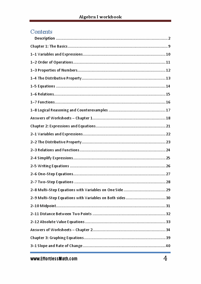 Algebra I Workbook: Comprehensive Activities for Mastering Essential ... Algebra I Workbook: Comprehensive Activities for Mastering Essential ...