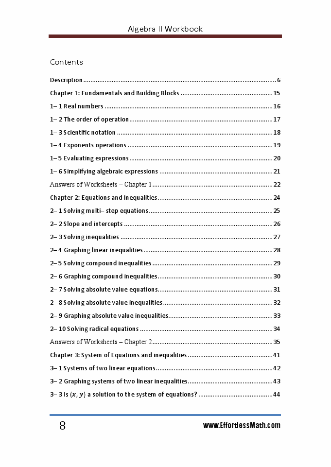 Algebra II Workbook: Comprehensive Activities for Mastering Essential ... Algebra II Workbook: Comprehensive Activities for Mastering Essential ...