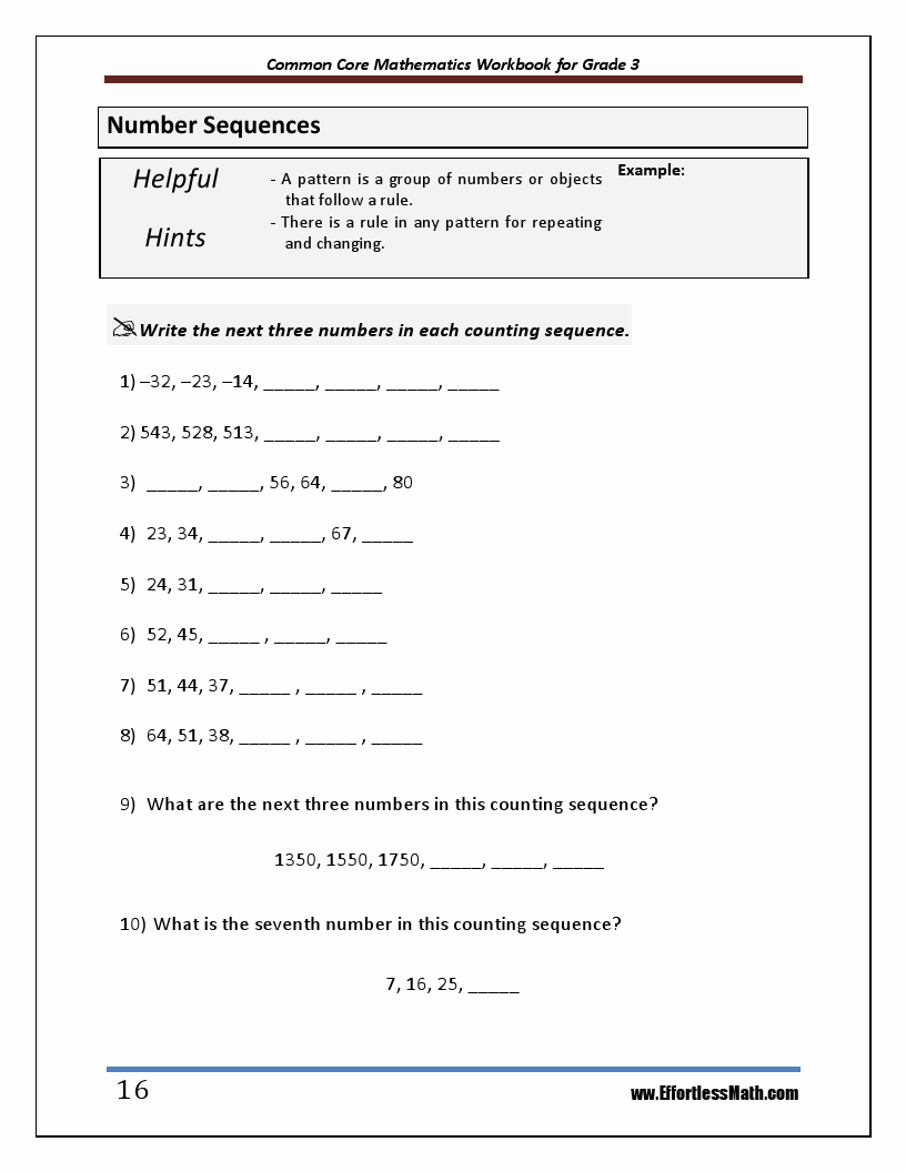Common Core Mathematics Workbook For Grade 3: Step-By-Step Guide to ...