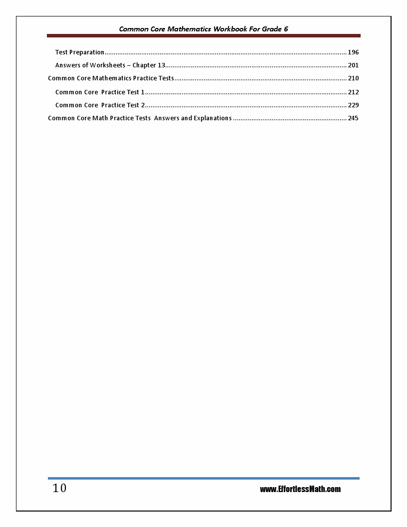 Common Core Mathematics Workbook For Grade 6: Step-By-Step Guide to ...