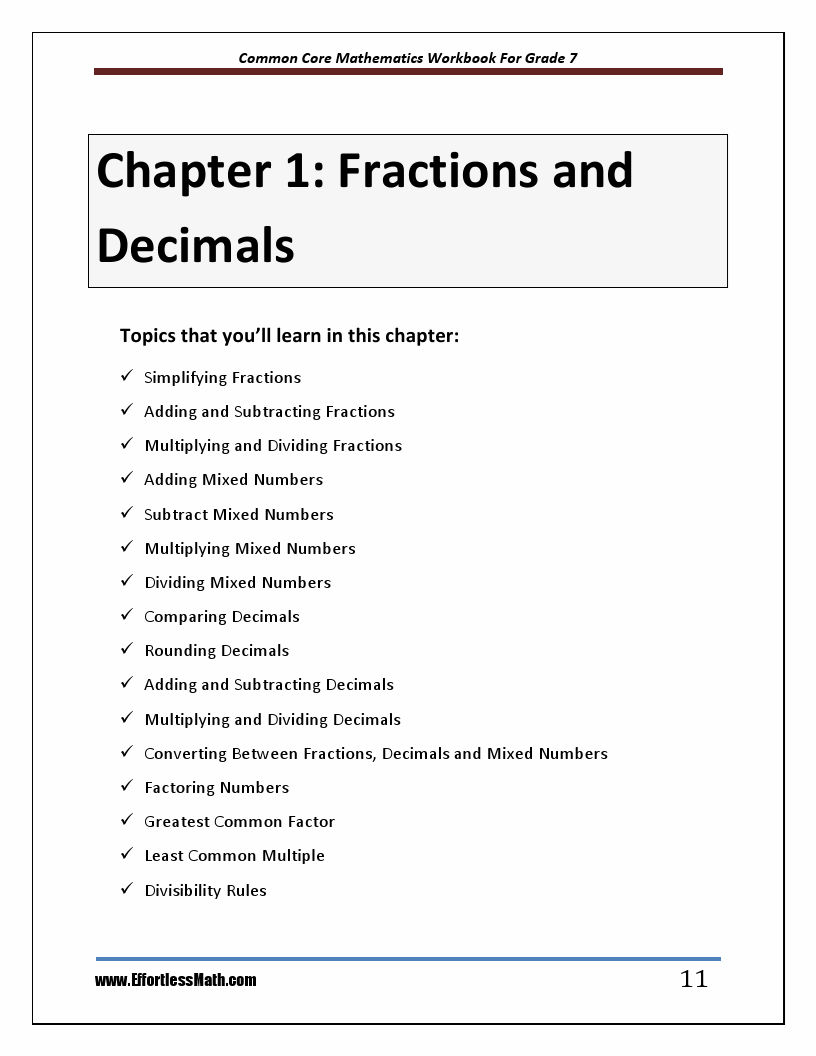 Common Core Mathematics Workbook For Grade 7: Step-By-Step Guide to ...