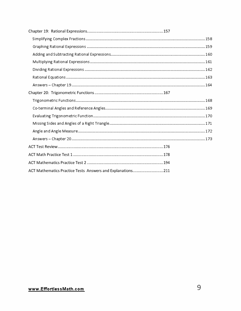 Comprehensive ACT Math Practice Book 2020 – 2021: Complete Coverage of all ACT Math Concepts + 2 ...