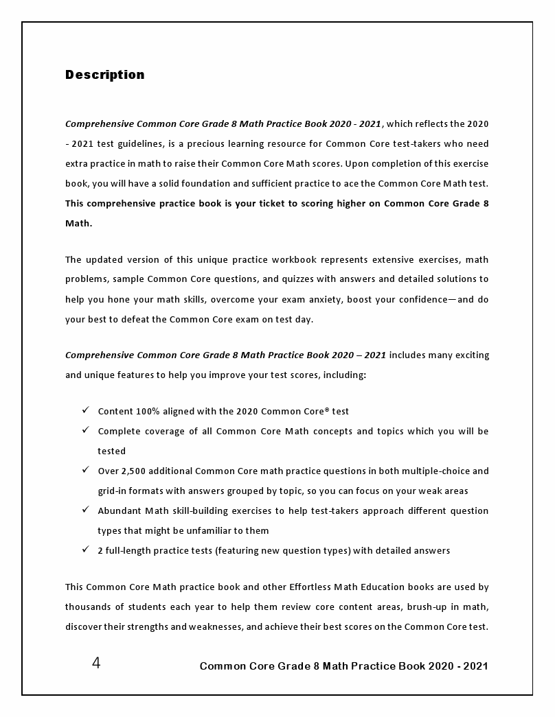 Comprehensive Common Core Grade 8 Math Practice Book 2020 – 2021 ...